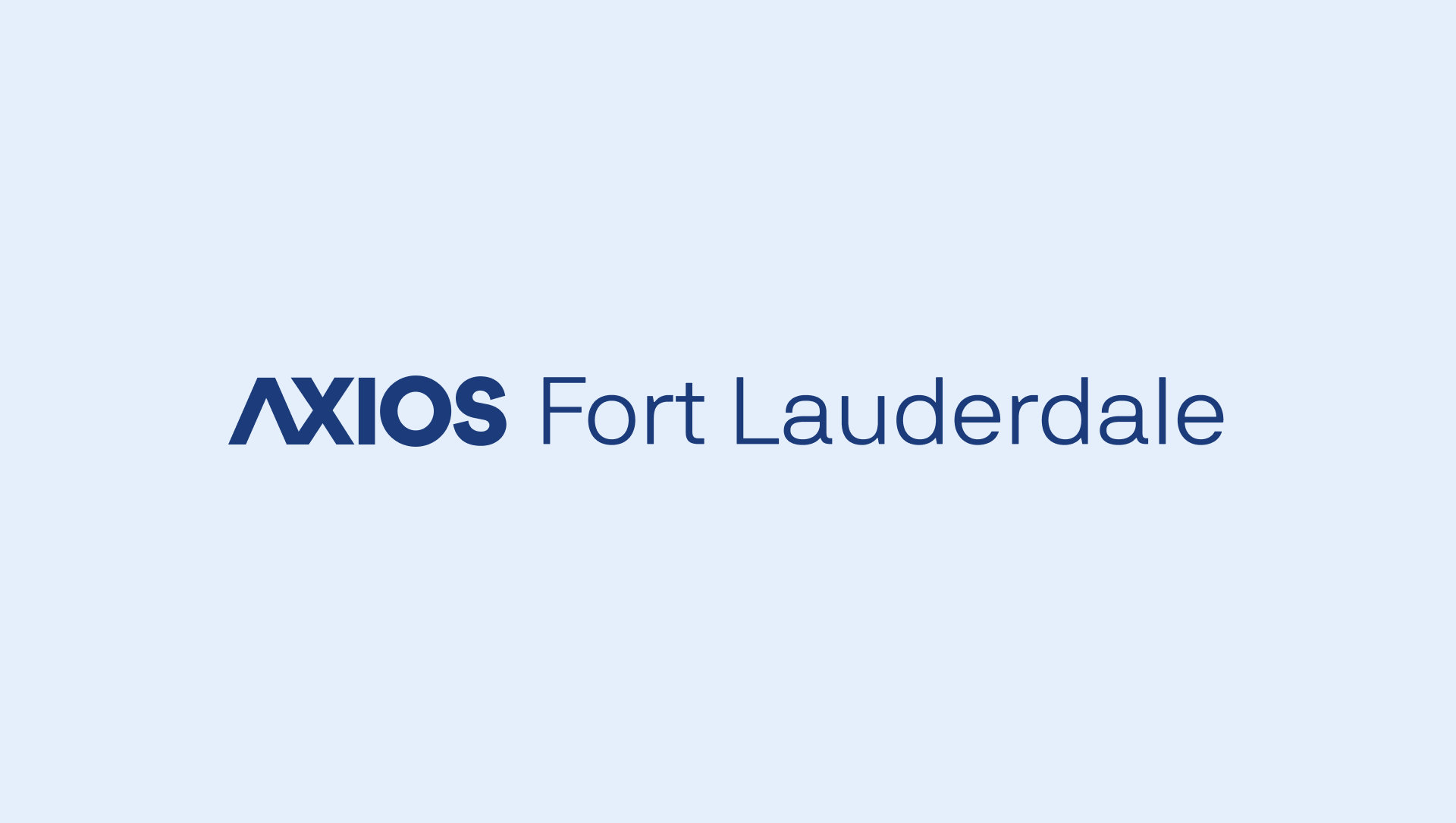 News - Axios Fort Lauderdale